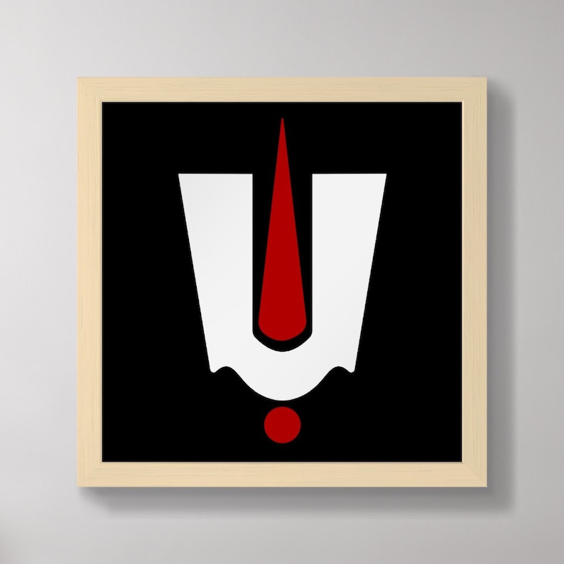 Hindu Tilak Symbol, God Tirupati Balaji Venkatesh Tilak Sign, SVG ...