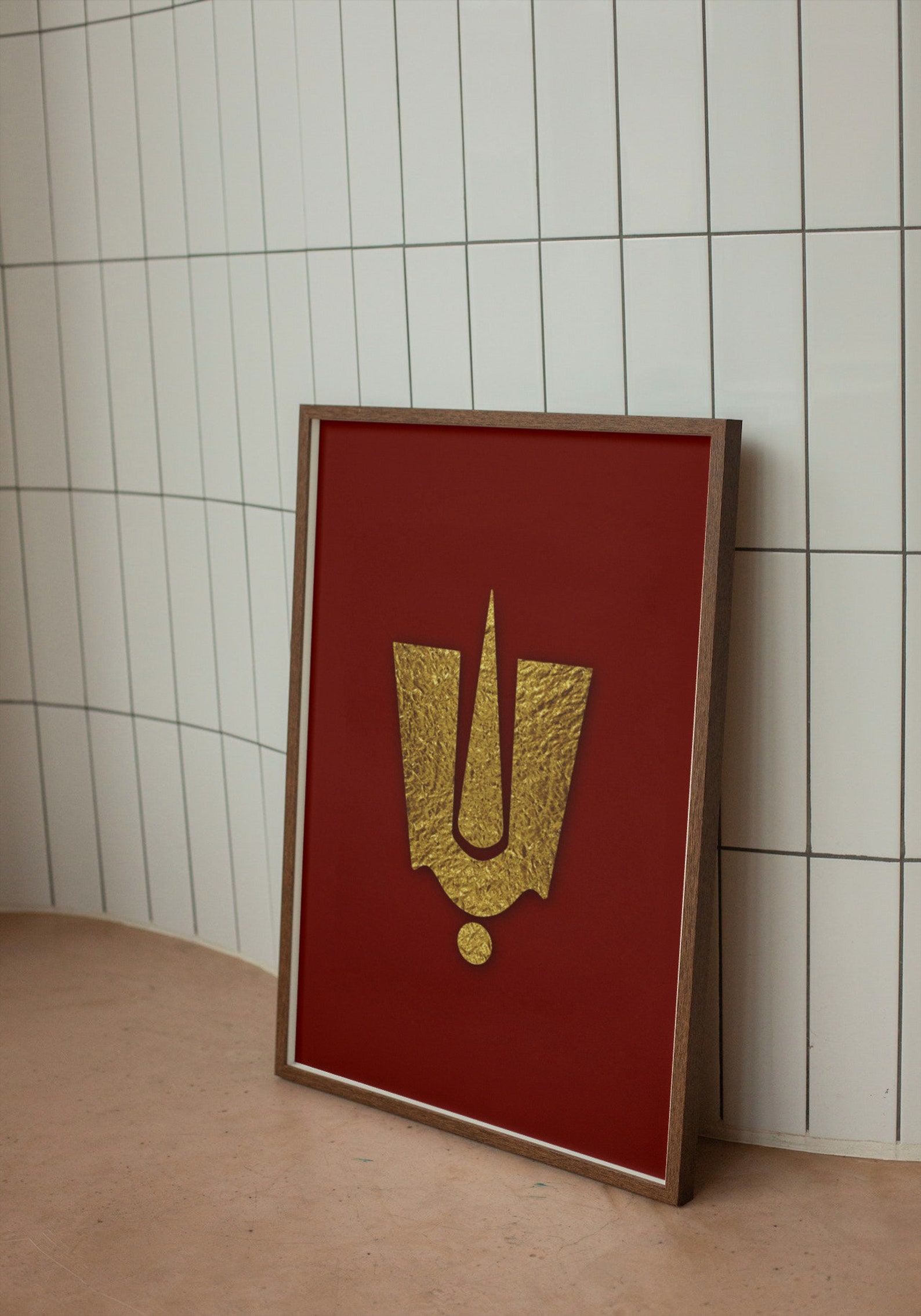 Golden Hindu Tilak Sign, God Tirupati Balaji Venkatesh Symbol,lucky ...