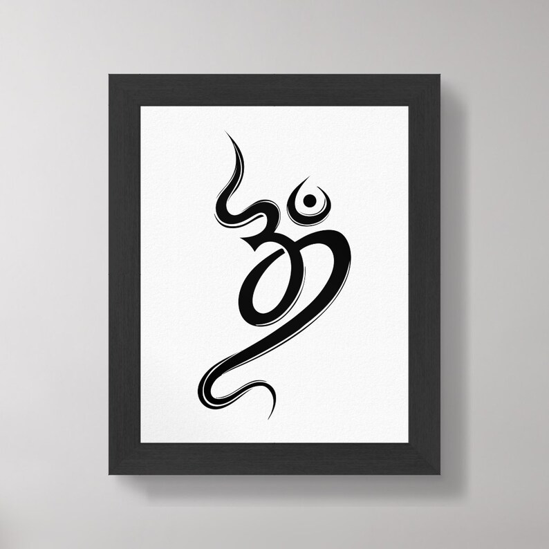 Stylish OM Design, Svg, OM Symbol , Cut File, Vector, Hindu Art, Cut ...