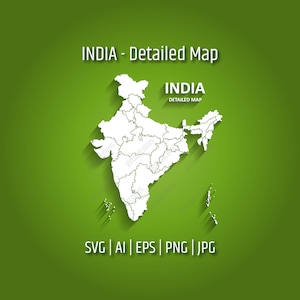 Detailed Indian Map, India,indian,hinduism, Indian Map, India Map ...