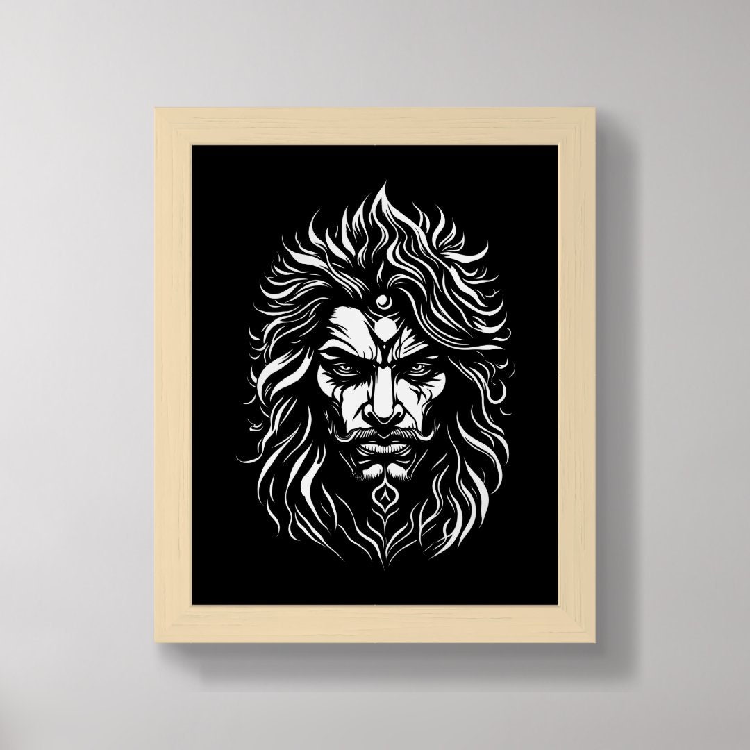 Rudra Avatar of Lord Shiva Hinduism Symbol, Indian, Character, Old ...