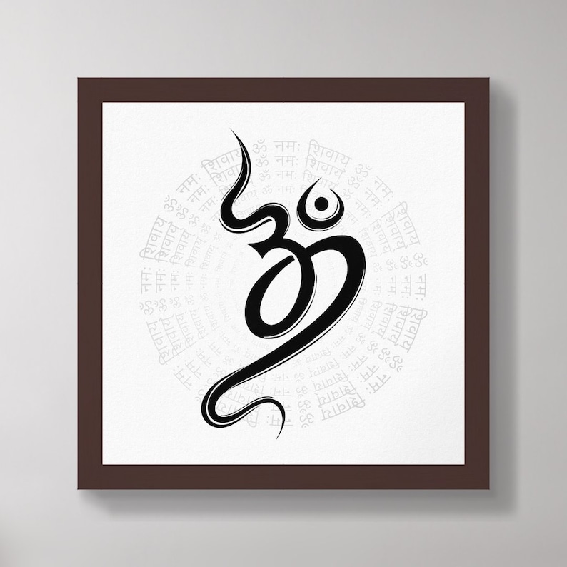 Stylish OM Design, Svg, OM Symbol , Cut File, Vector, Hindu Art, Cut ...