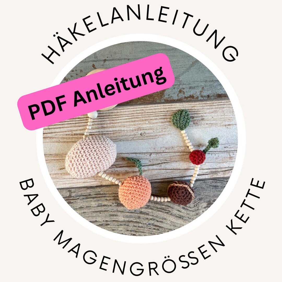 PDF Crochet Pattern Including Video Instructions Baby Stomach Chain ...