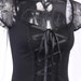 Goth Style Lace up Top - Etsy UK