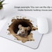 Realistic Mouse in Mouse Hole Clip Art for Wall Decal Sticker - Book ...
