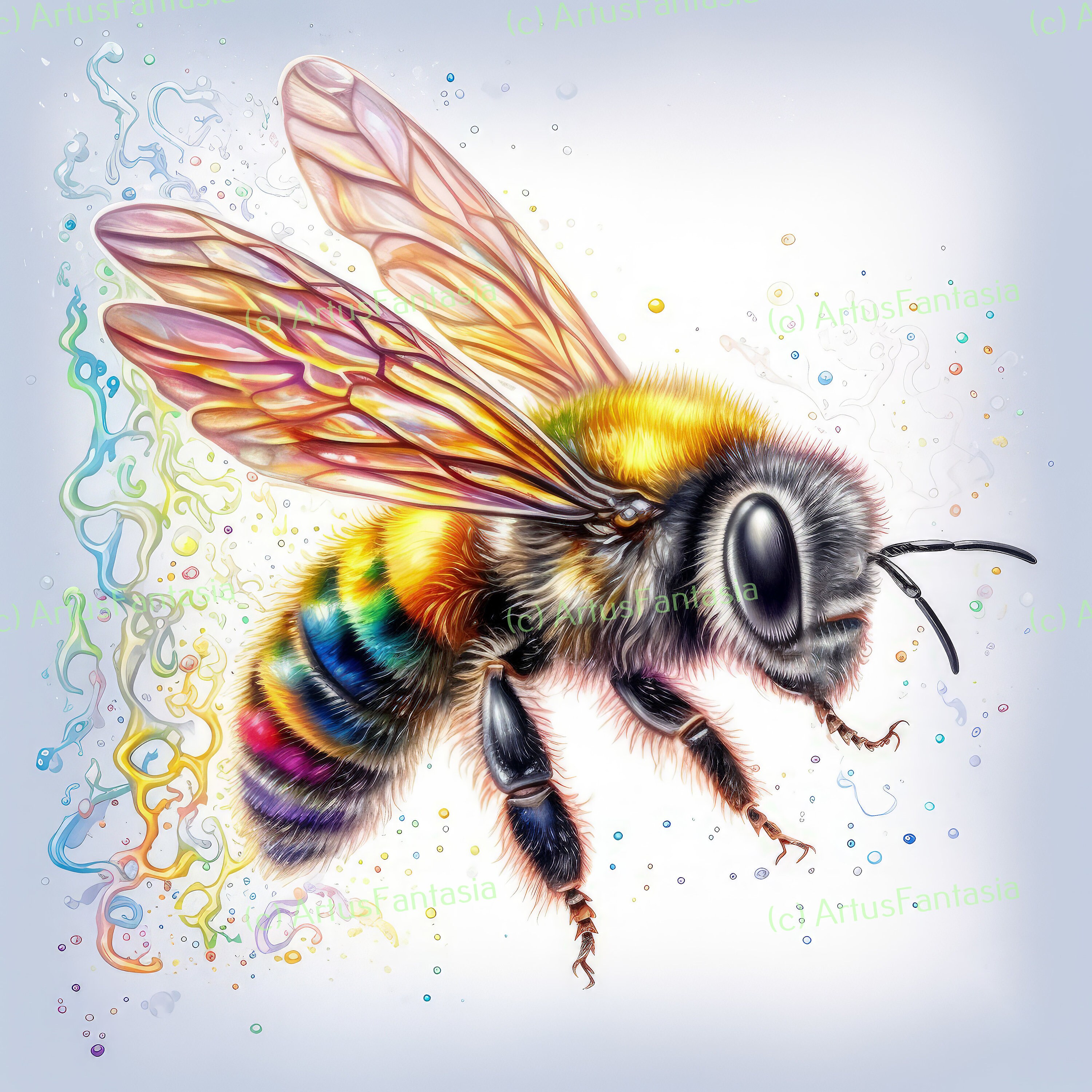 LGBTQ Bees Honeybees Rainbow Colors Clip Art - Pride Gay Lesbian ...