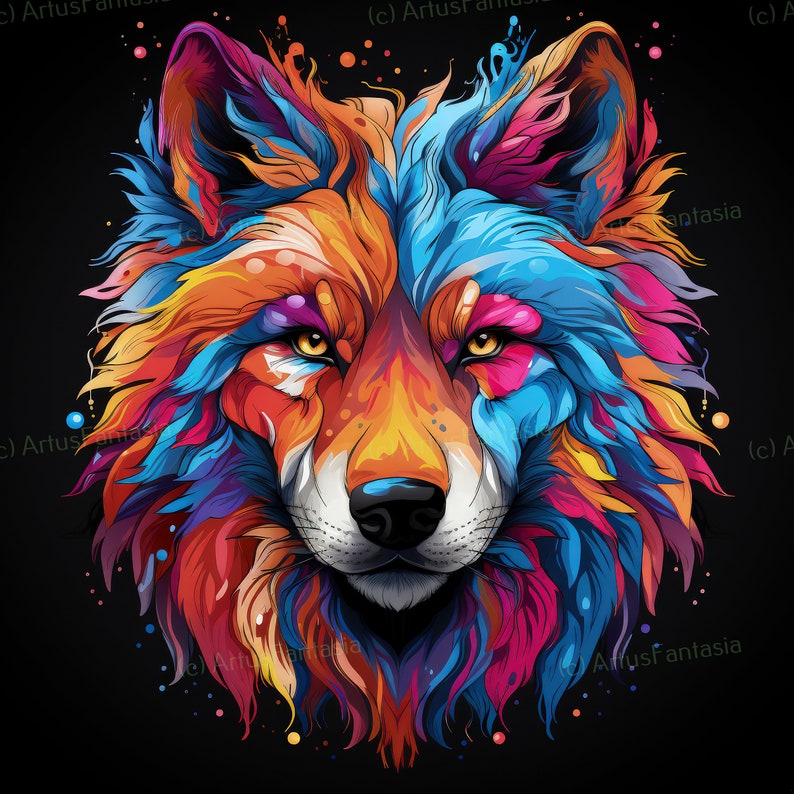 Cabeza de lobo Lobo Cráneo Lobo svg dxf png jpg Vector Lobo Misterioso ...