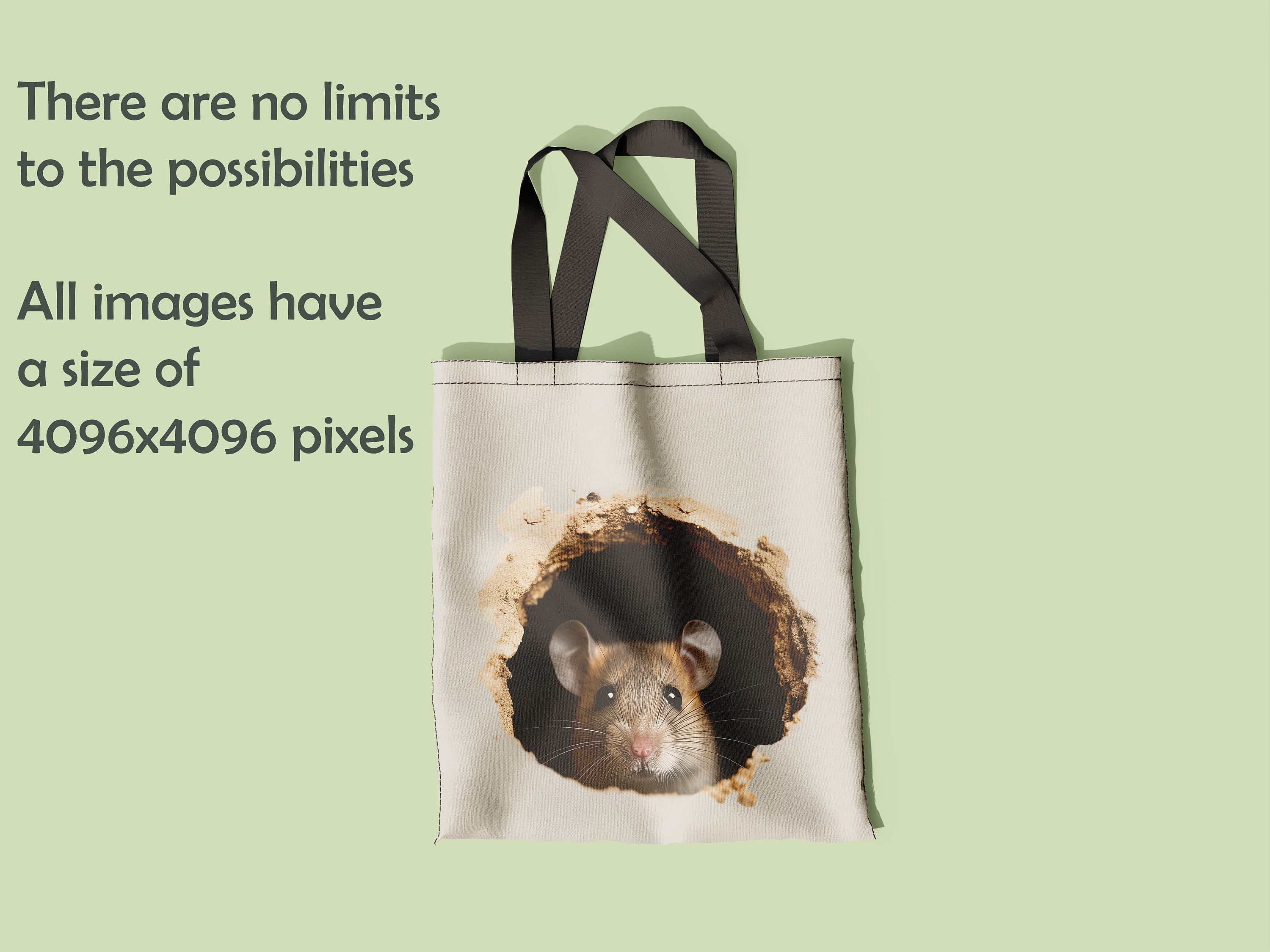 Realistic Mouse in Mouse Hole Clip Art for Wall Decal Sticker Book ...