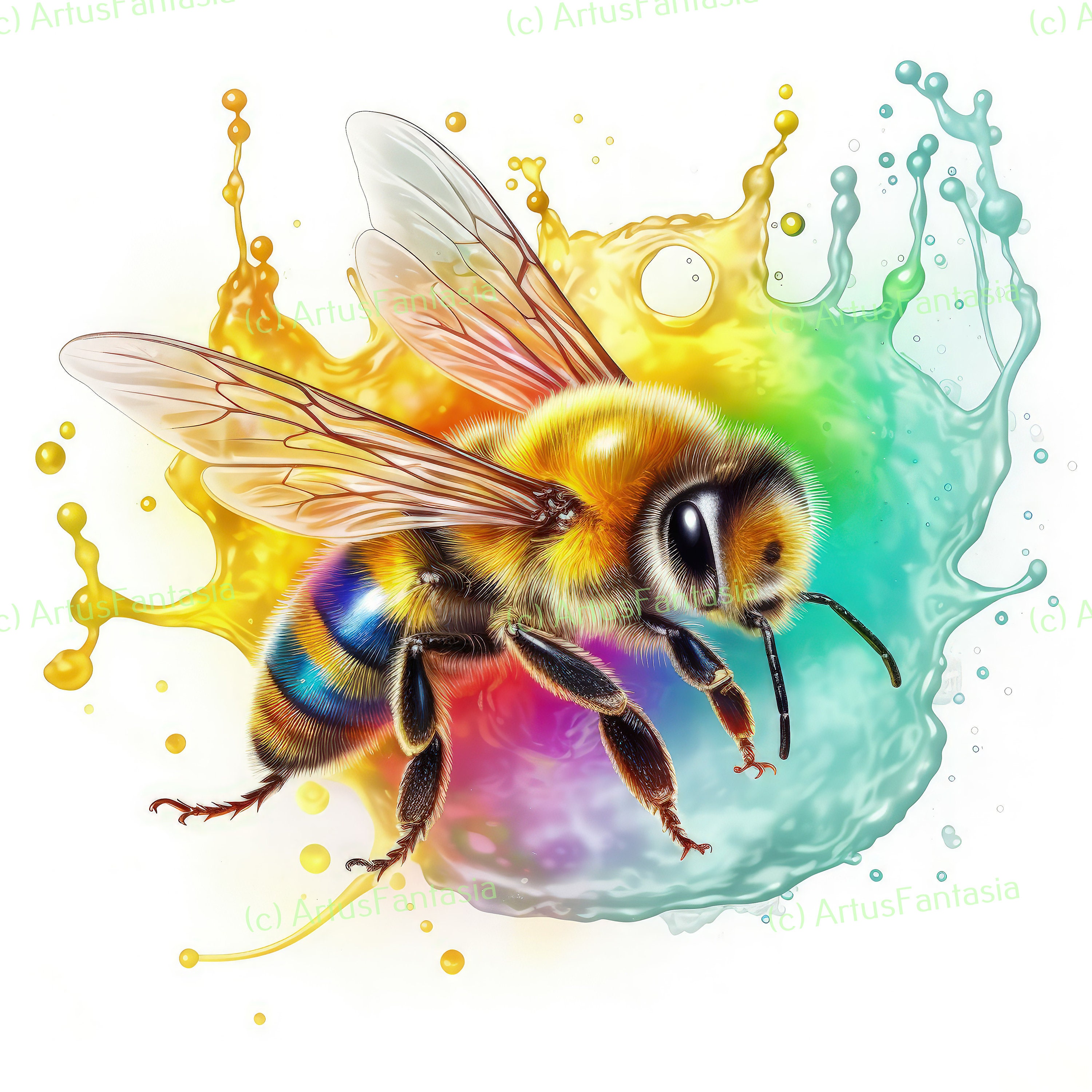 LGBTQ Bees Honeybees Rainbow Colors Clip Art - Pride Gay Lesbian ...