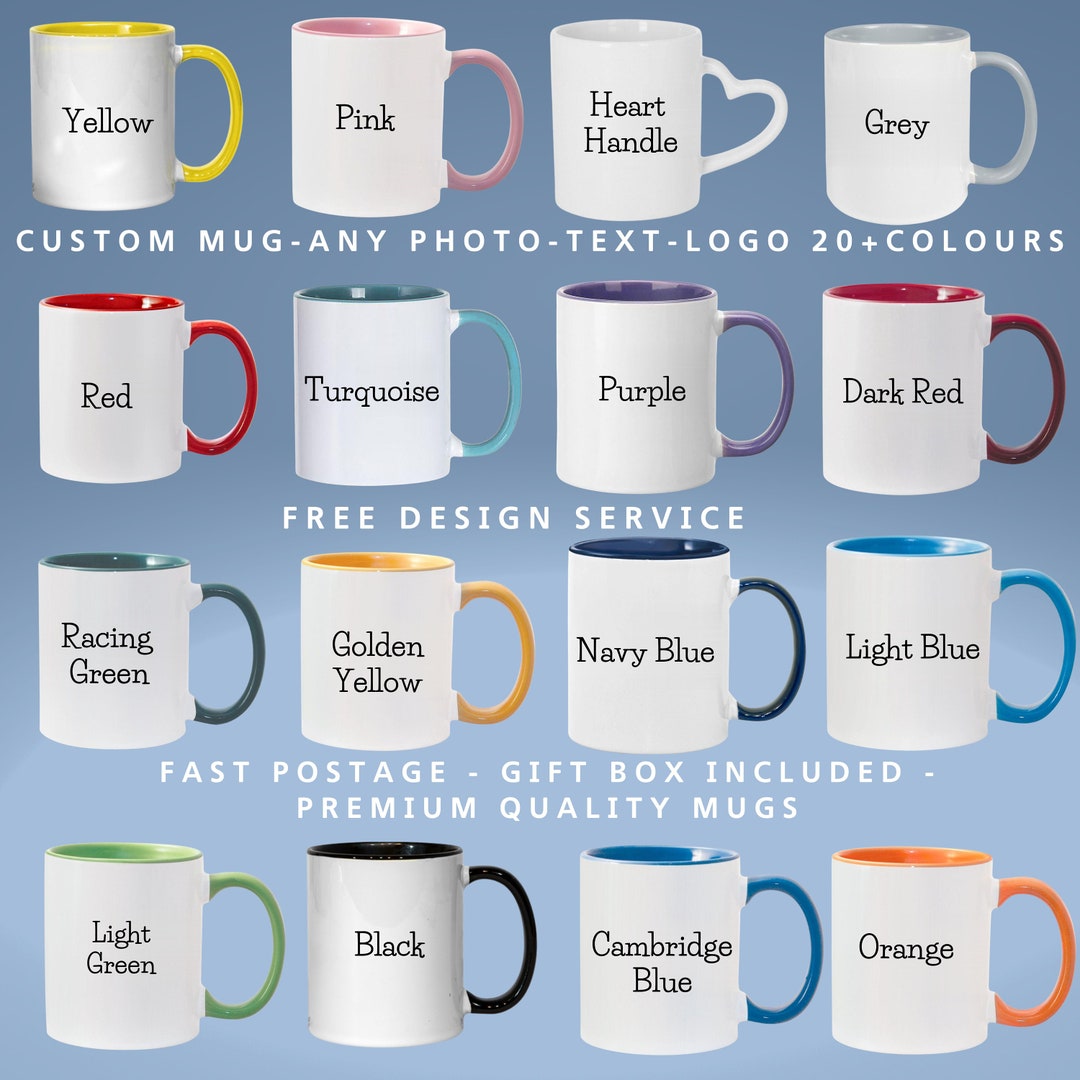 Custom Mug-any Design Fast Postage personalised Photos Images Logo ...
