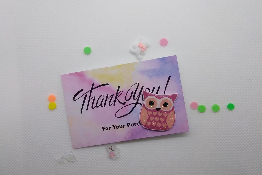 Owl Pin Shrink Plastic and Resin 3cm X 2cm - Etsy