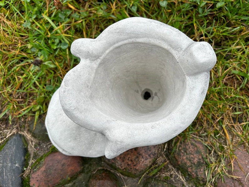 Concrete Boot Flower Pot: Unique Stone Garden Planter - Etsy