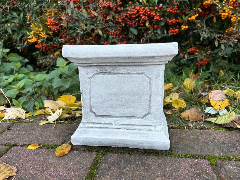 Stone Pedestal For Statue at Colleen Hope blog