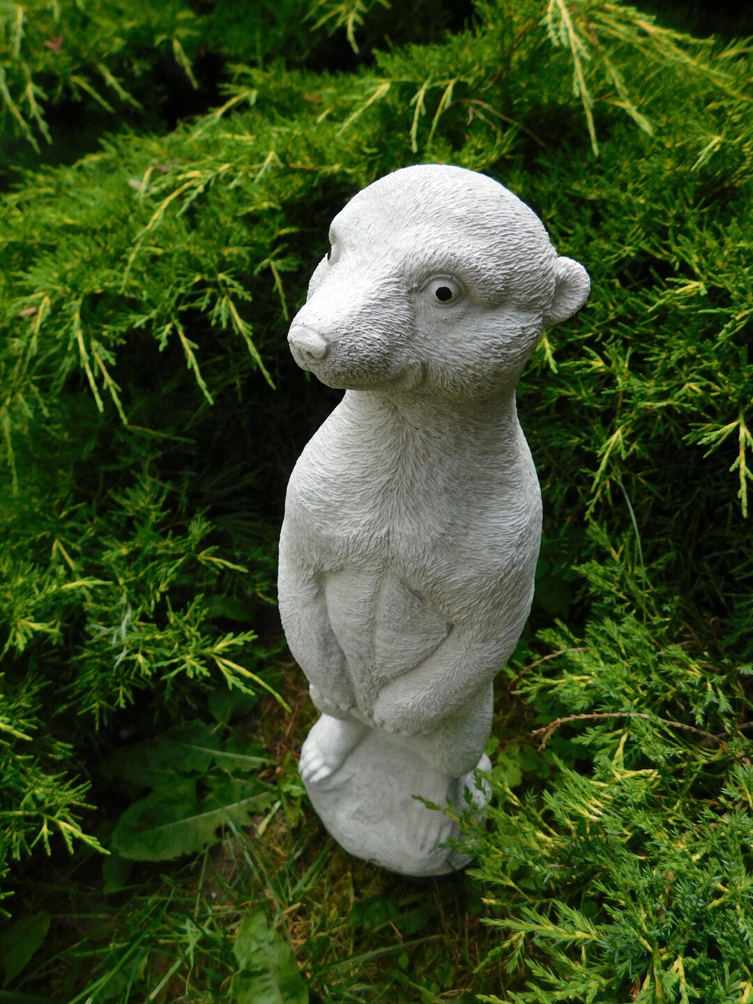 Stone Marmot Statue Concrete Meerkat Ornament Woodchuck - Etsy