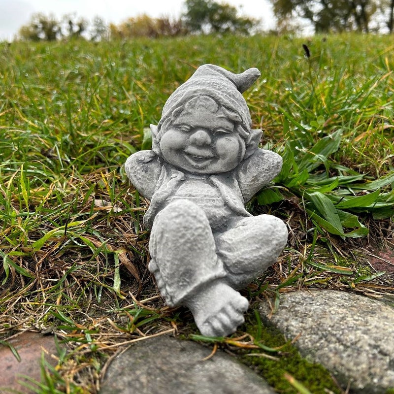 Gnome Garden Statue - Etsy