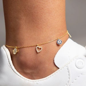 Dragonfly Anklet, Colorful Anklets for Women, Summer Handmade Jewelry ...