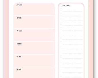 Daily Planner, Digital Planner, Printable Planner, to Do List, Planner ...