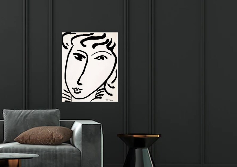 PABLO PICASSO Wall Art / Picasso Drawing / Poster Print / Downloadable ...