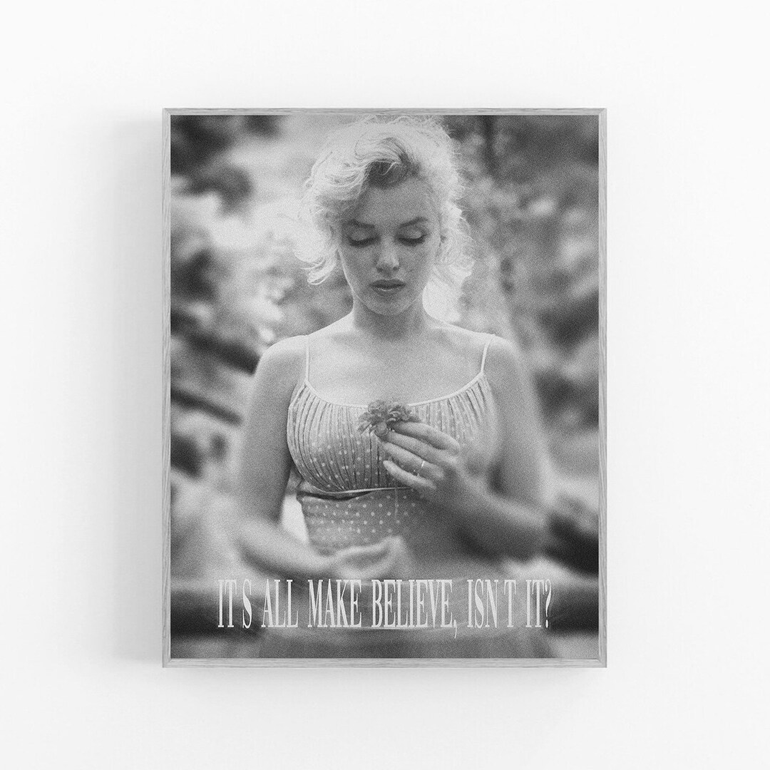 MARILYN MONROE QUOTES Poster Prints / Wall Art / Instant Downoads - Etsy
