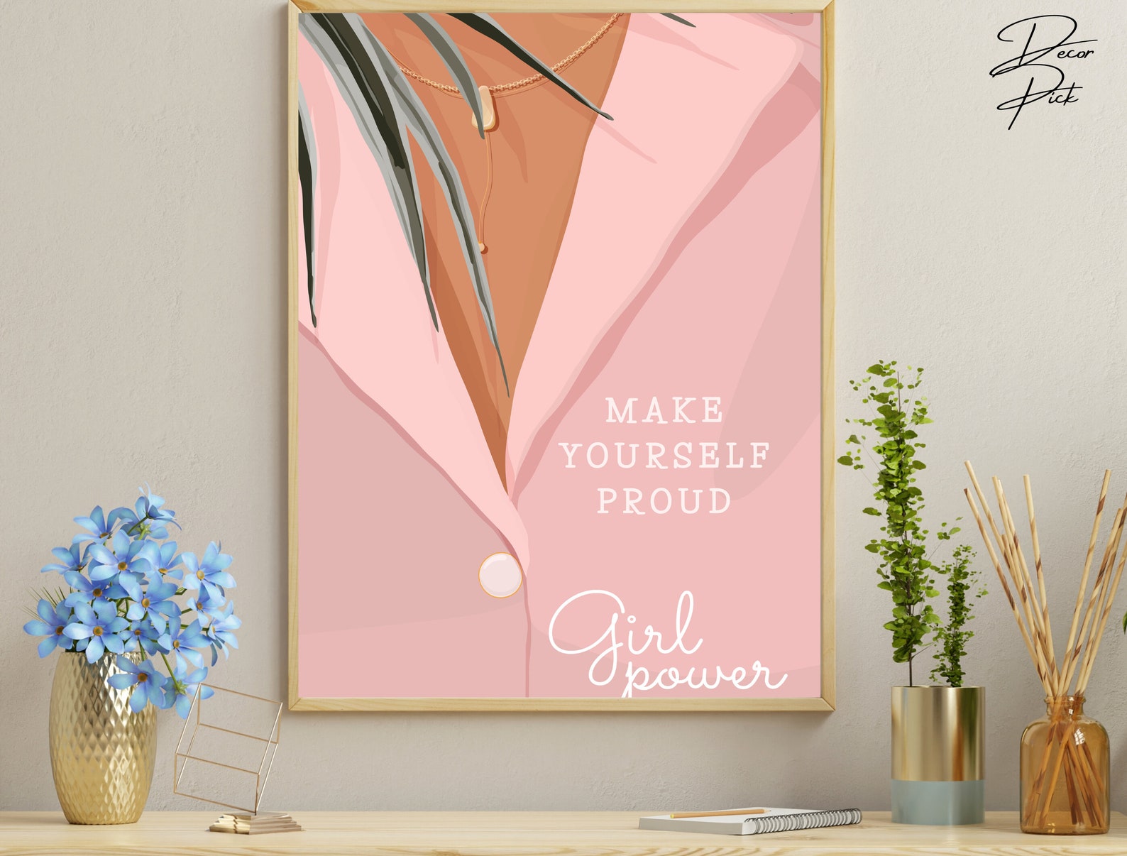 Girl Power Print, Motivational Quote for Influencer, Make Yourself ...