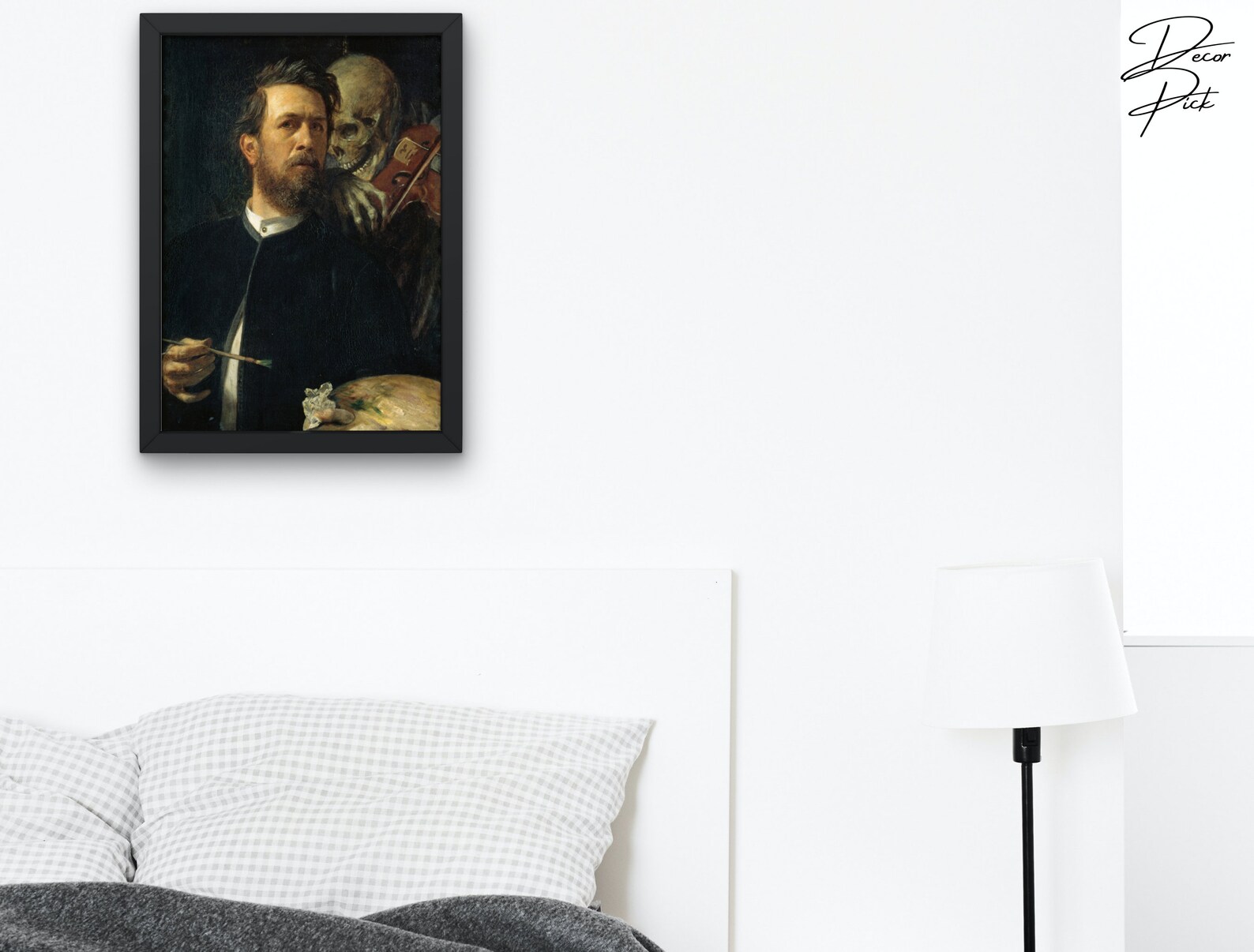 Self Portrait With Death Playing the Fiddle by Arnold Böcklin Print ...