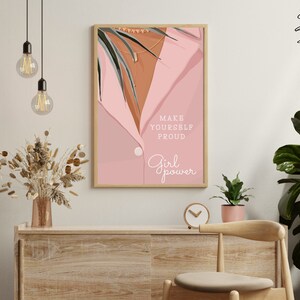 Girl Power Print, Motivational Quote for Influencer, Make Yourself ...