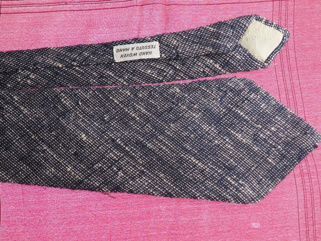 Ermenegildo Zegna Gold/orange Label Vintage 90s Silk Necktie L 60 Inch ...