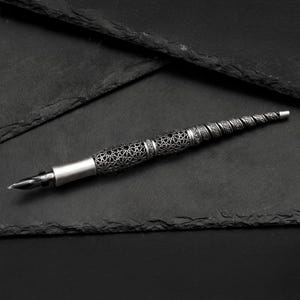 Sterling Silver Seljuk Dip Pen: Calligraphy, Drawing, Handwriting - Etsy