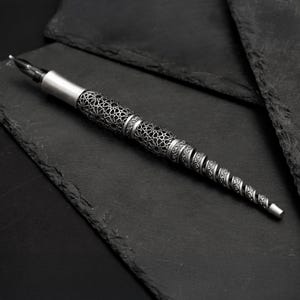 Luxury Seljuk Sterling Silver Dip Pen Set: Handmade Calligraphy Desk ...