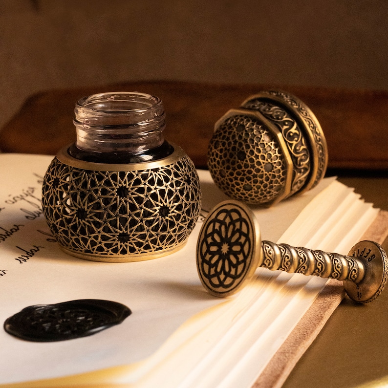 Infinite Stars Seljuks Ink Bottle Fountain Pen Ink Bottle - Etsy