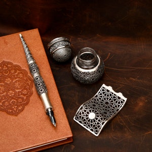 Infinite Stars Seljuks Dip Pen, Fountain Pen, Silver Dip Pen ...