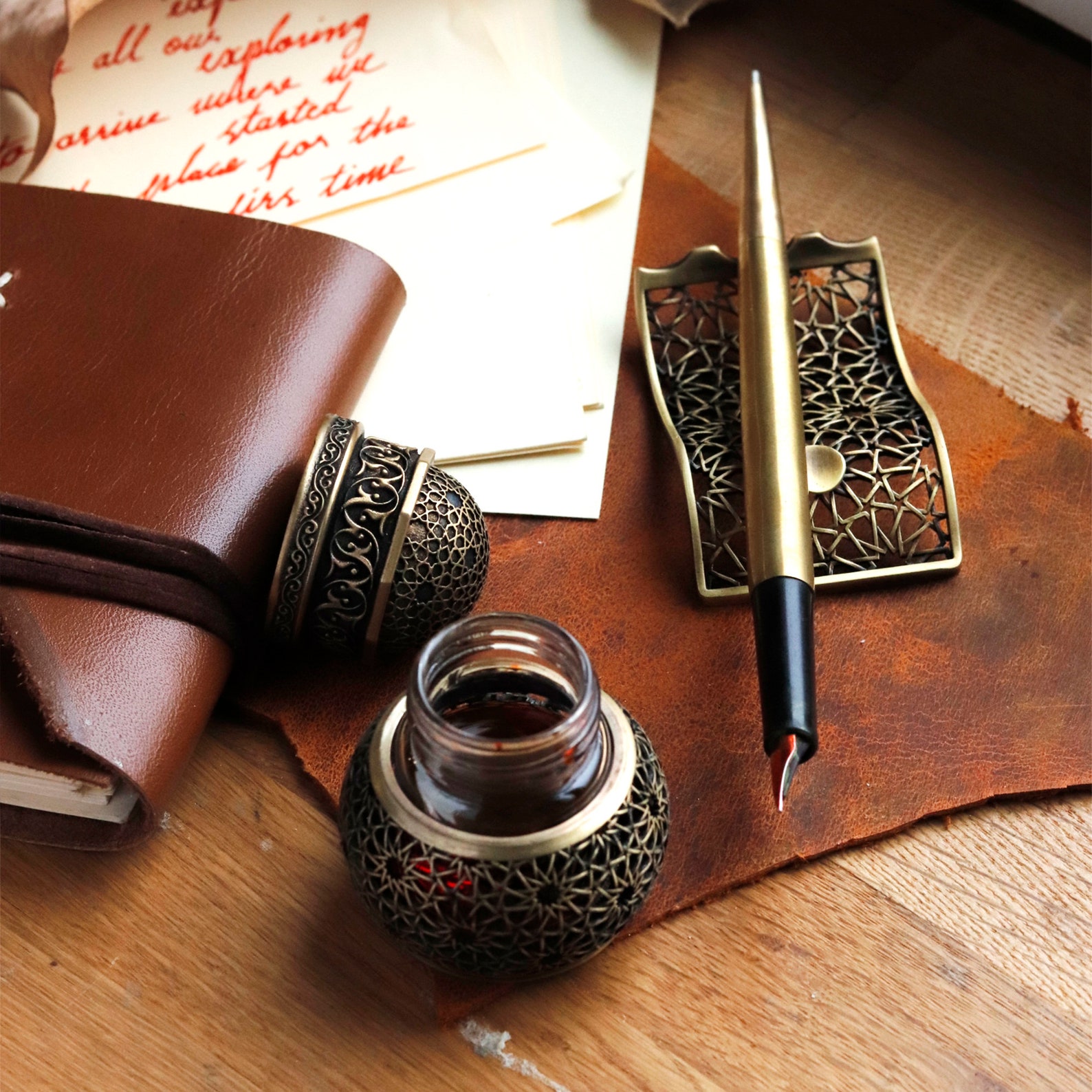 Infinite Stars Seljuks Ink Bottle Fountain Pen Ink Bottle - Etsy