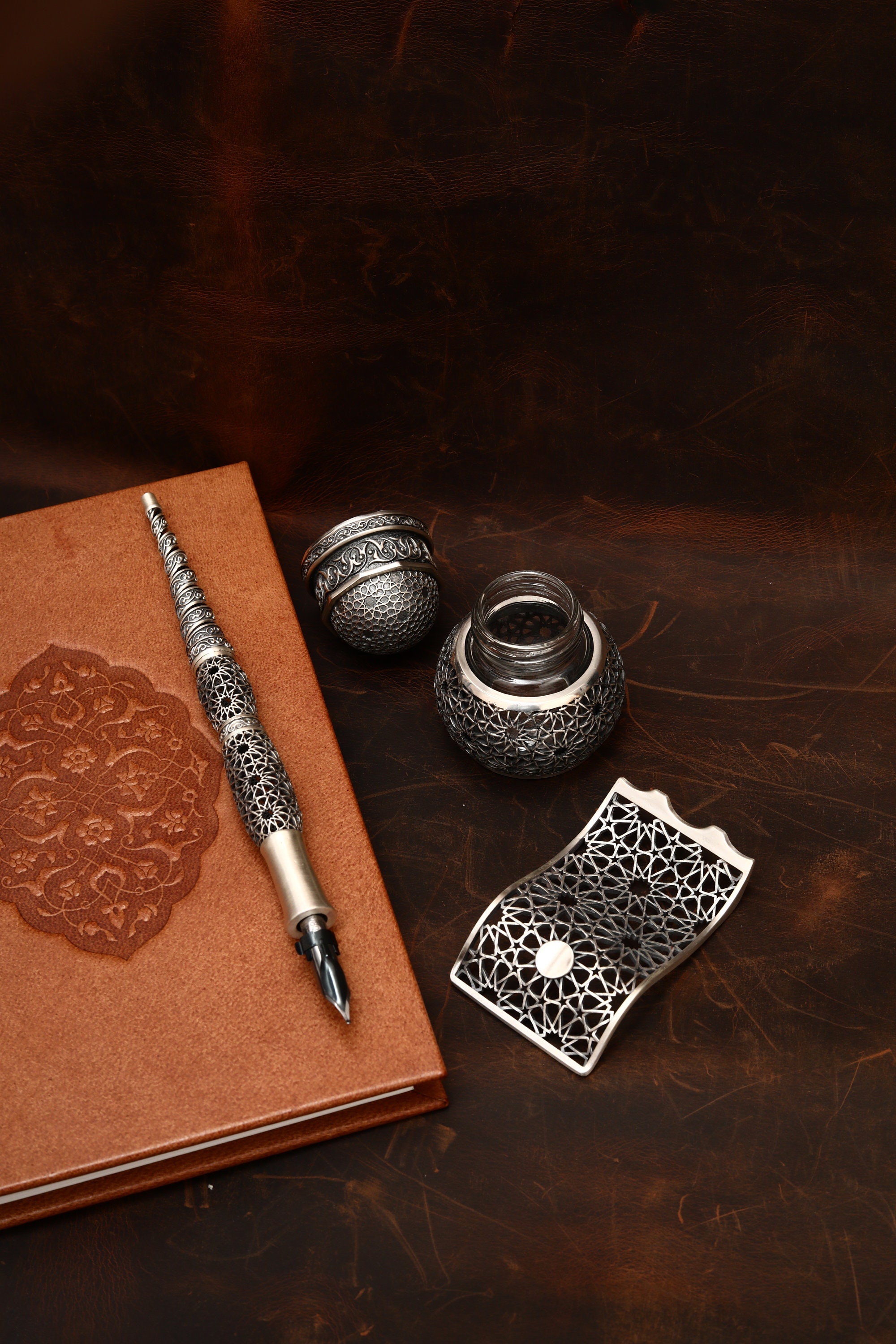 Infinite Stars Seljuks Dip Pen, Fountain Pen, Silver Dip Pen ...