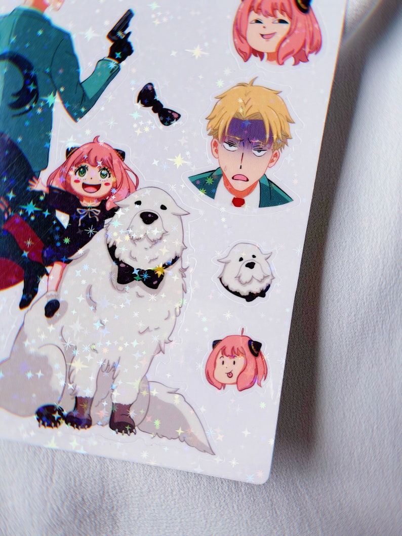 Spying Family Members Sticker Sheet - Etsy