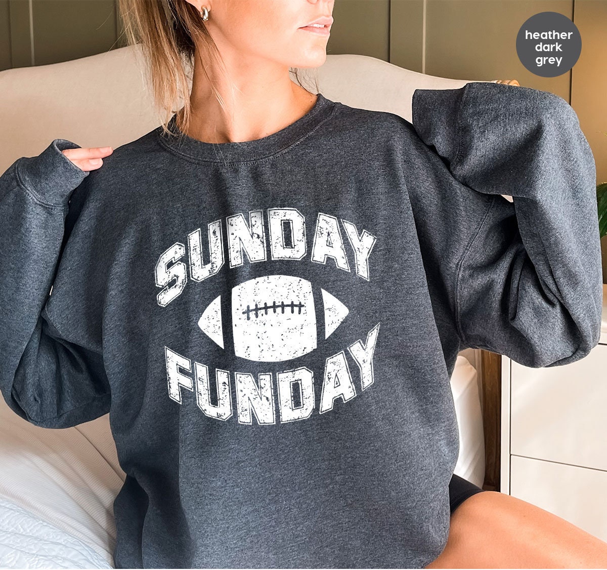 Sunday Funday Tees and Sweaters, Game Day Sweatshirt, Sunday Football ...
