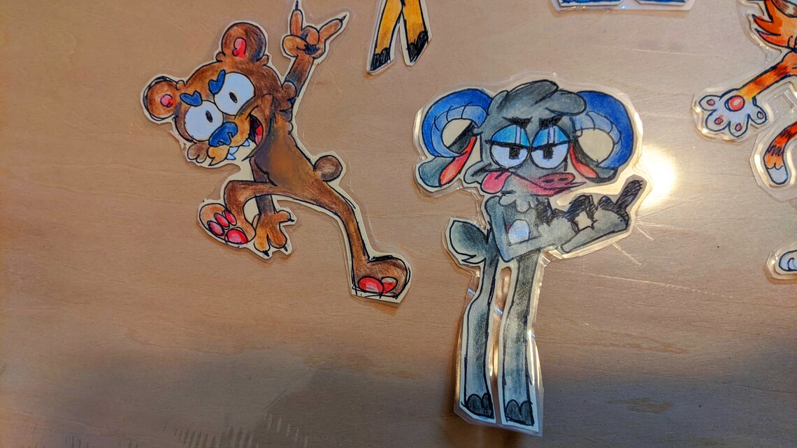 Custom Character Badge , Miniature Furry Badge - Etsy