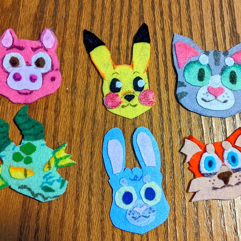 Felt Characters - Etsy