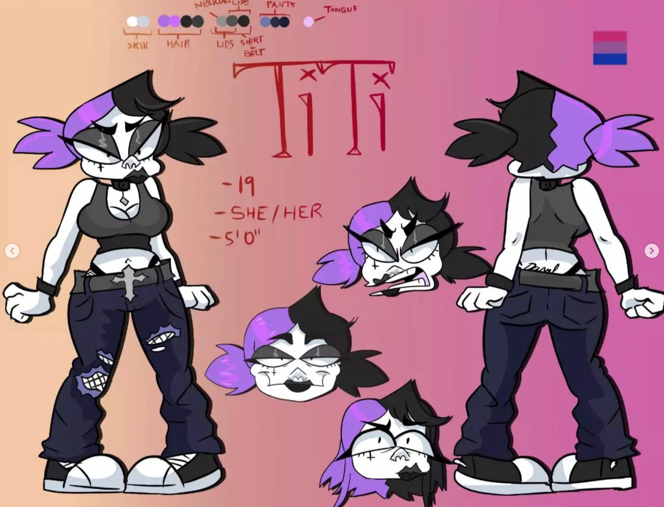 Character Reference Sheet - Etsy