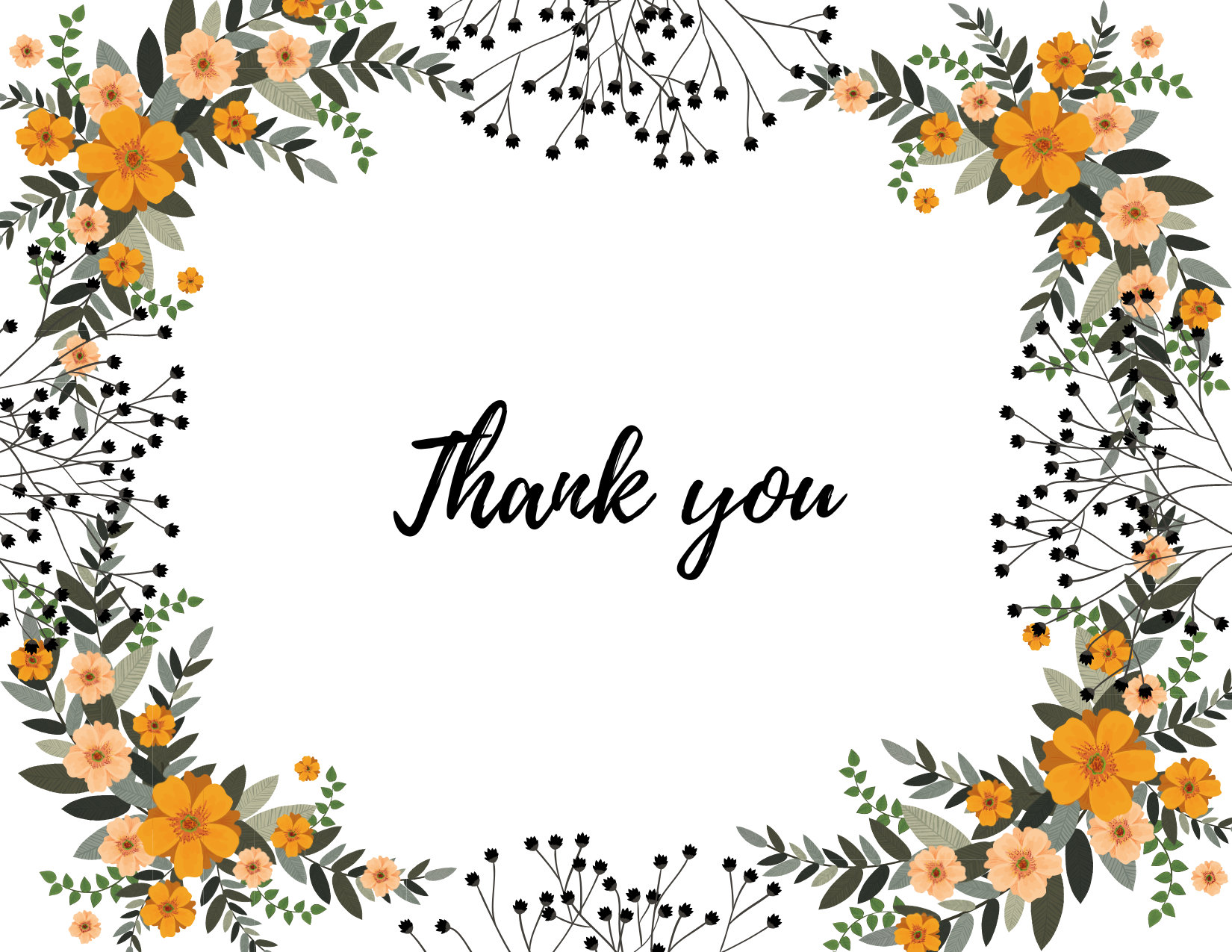 Thank You Template - Etsy