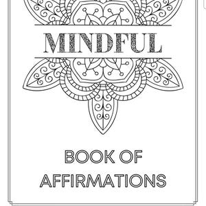 Printable Positive Affirmation Colouring Book - Etsy