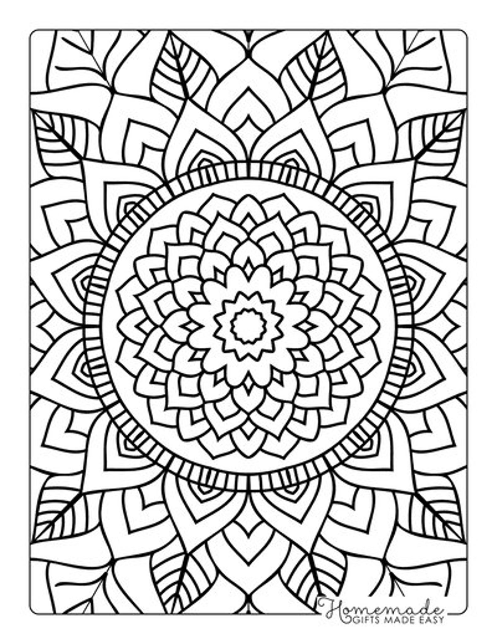 Printable Mandala Colouring Book - Etsy