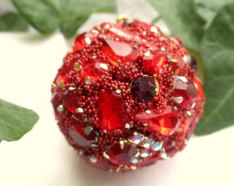 Jewelled Ball, Celestial Orb, Rhinestone Ball, Meditation Ball, Crystal ...
