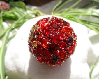 Jewelled Ball, Celestial Orb, Rhinestone Ball, Meditation Ball, Crystal ...