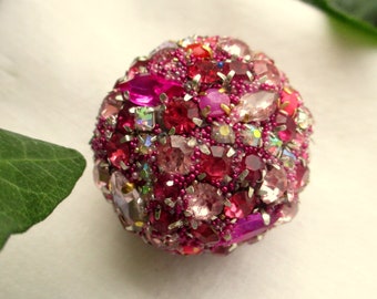 Jewelled Ball, Celestial Orb, Rhinestone Ball, Meditation Ball, Crystal ...