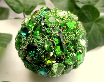 Jewelled Ball, Celestial Orb, Rhinestone Ball, Meditation Ball, Crystal ...