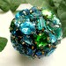 Jewelled Ball, Celestial Orb, Rhinestone Ball, Meditation Ball, Crystal ...