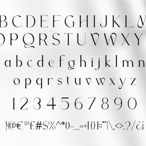 Display Serif Font Lettering Branding Fonts Logo Font Chic - Etsy