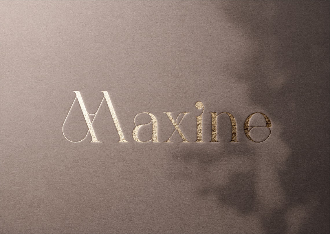 Display Serif Font Lettering Branding Fonts Logo Font Chic - Etsy