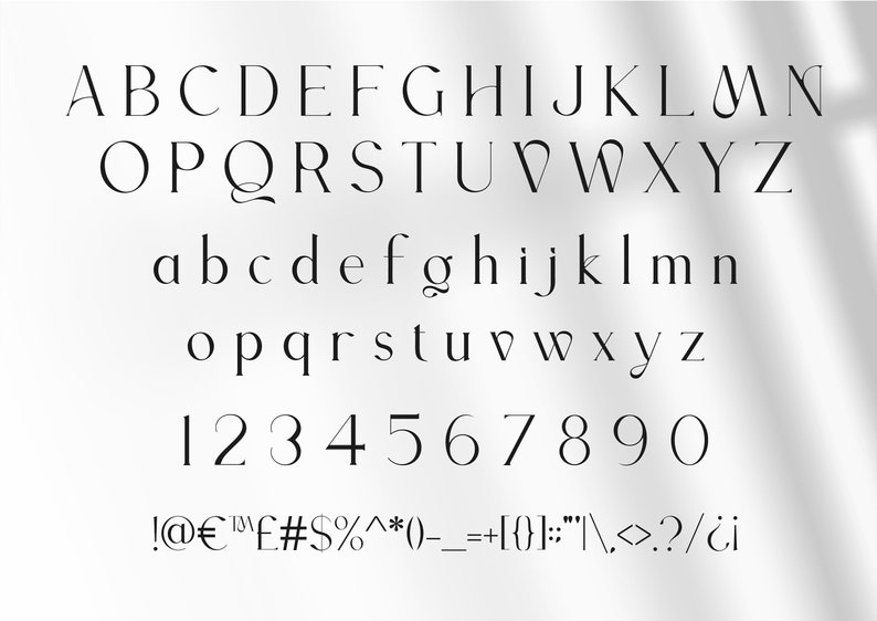 Display Serif Font, Lettering, Branding Fonts, Logo Font, Chic Font ...