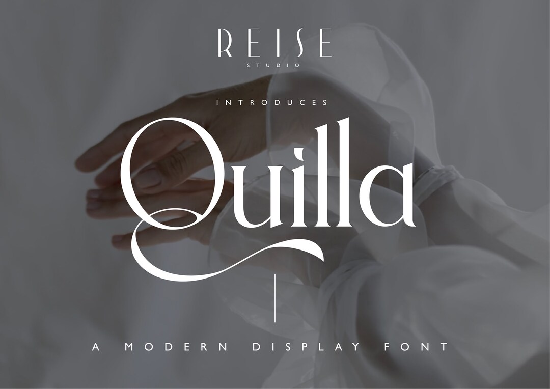 Display Serif Font, Lettering, Branding Fonts, Logo Font, Chic Font ...